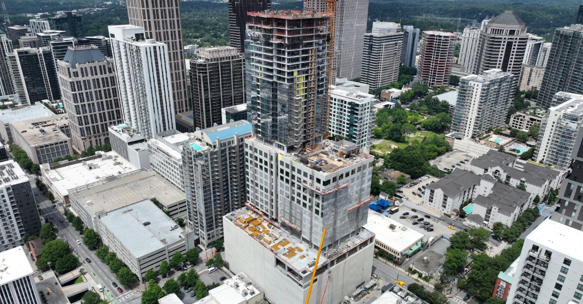 New milestone as Atlanta’s tallest building takes shape - Thomas ...